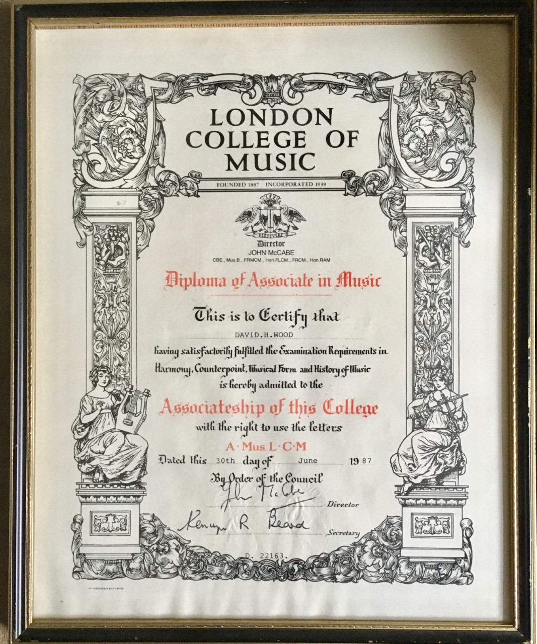 London College of Music - David Wood