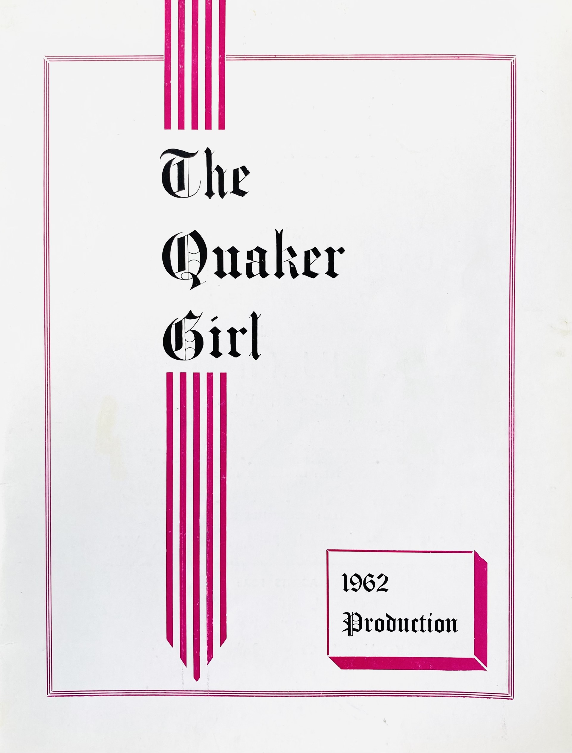 Lancaster Red Rose AODS Shows from 1960 to 1969